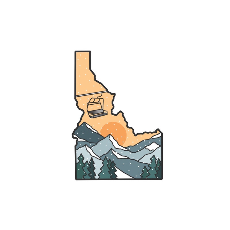 Idaho Stickers - Etsy