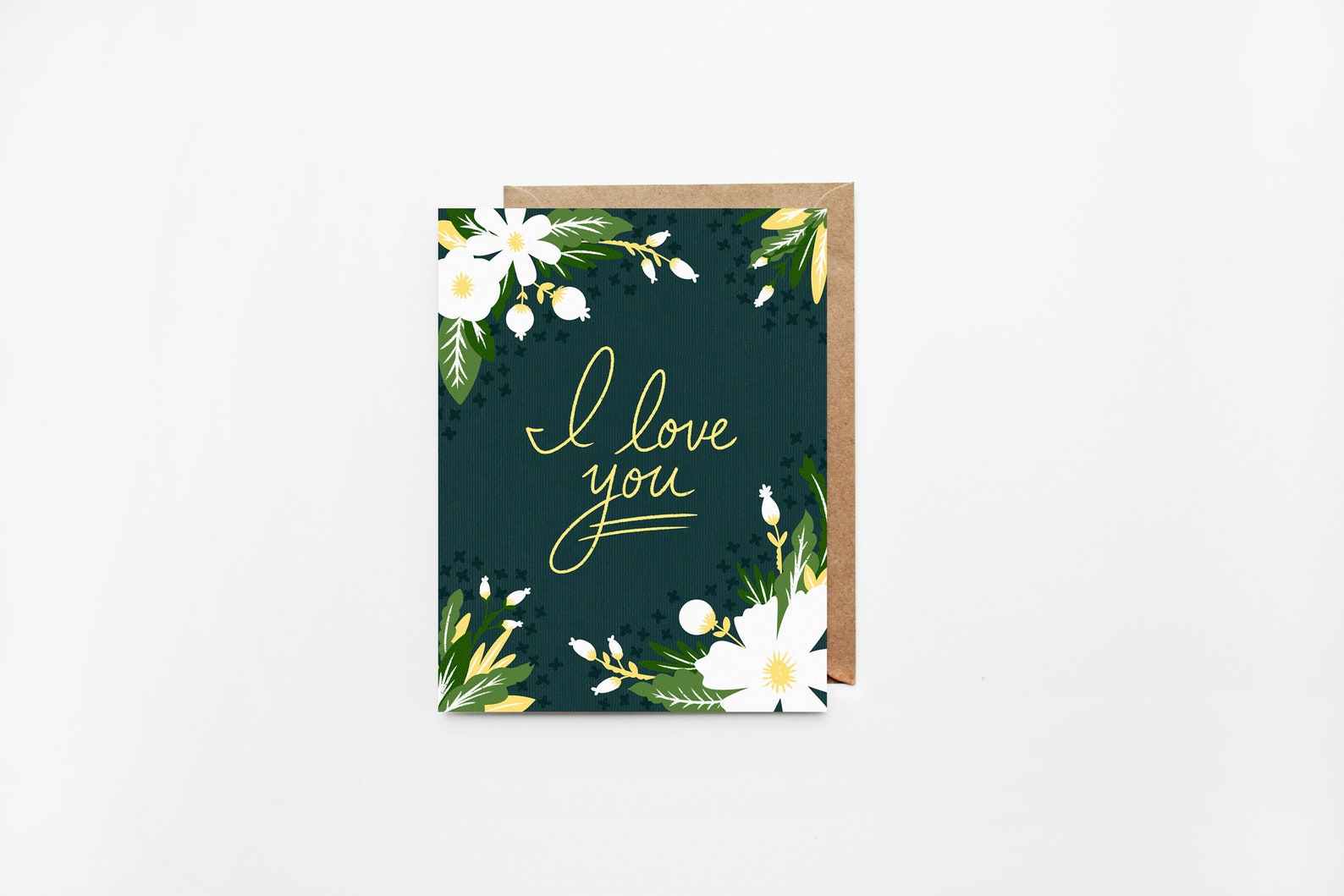 Thank You & I Love You Greeting Cards Individual or Set of 8 - Etsy