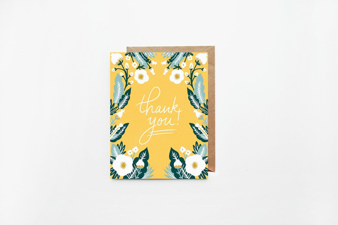 Thank You & I Love You Greeting Cards | Individual or Set of 8 ...