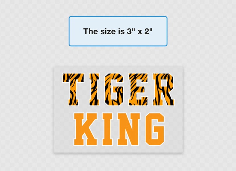 Tiger King Stickers Joe Exotic and Carole Baskin - Etsy