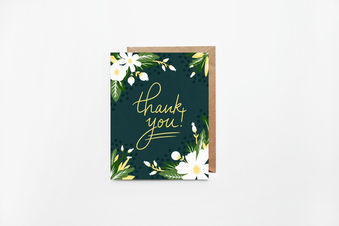 Thank You & I Love You Greeting Cards | Individual or Set of 8 ...