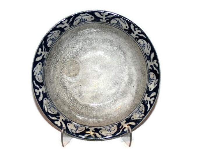 Vintage Crackleware Dedham Pottery Large Rabbit Bowl 1928 - Etsy