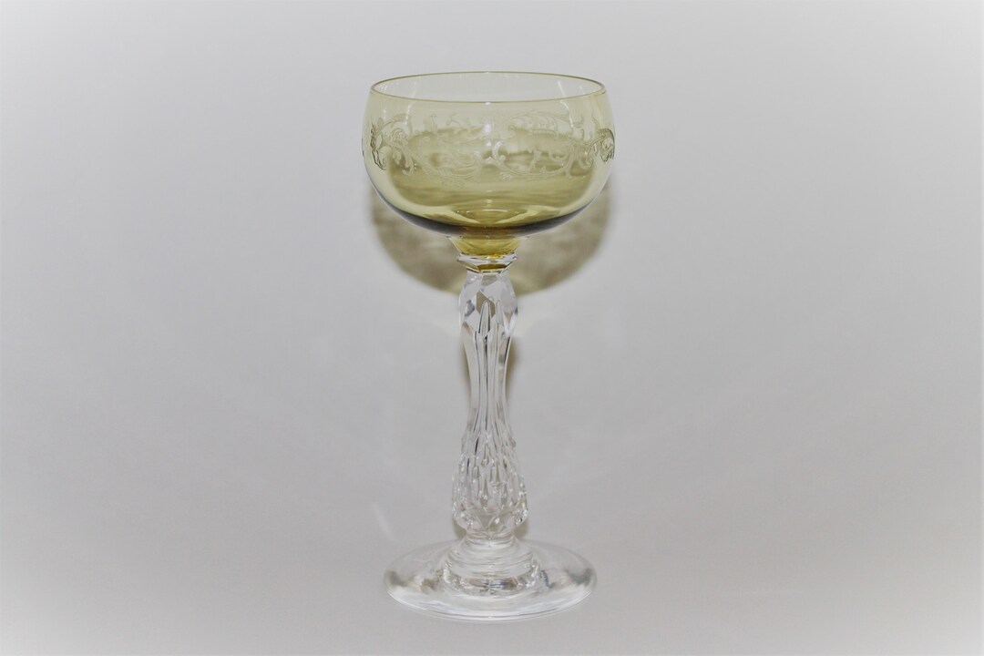 Glorious 1905 Romer Wine Stem "olaf" by Villeroy & Boch Etched Cup ...