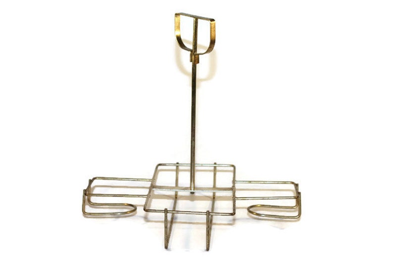 Black Ceramic Condiment Caddy With Salt, Pepper, Vinegar, and Oil Cruet ...