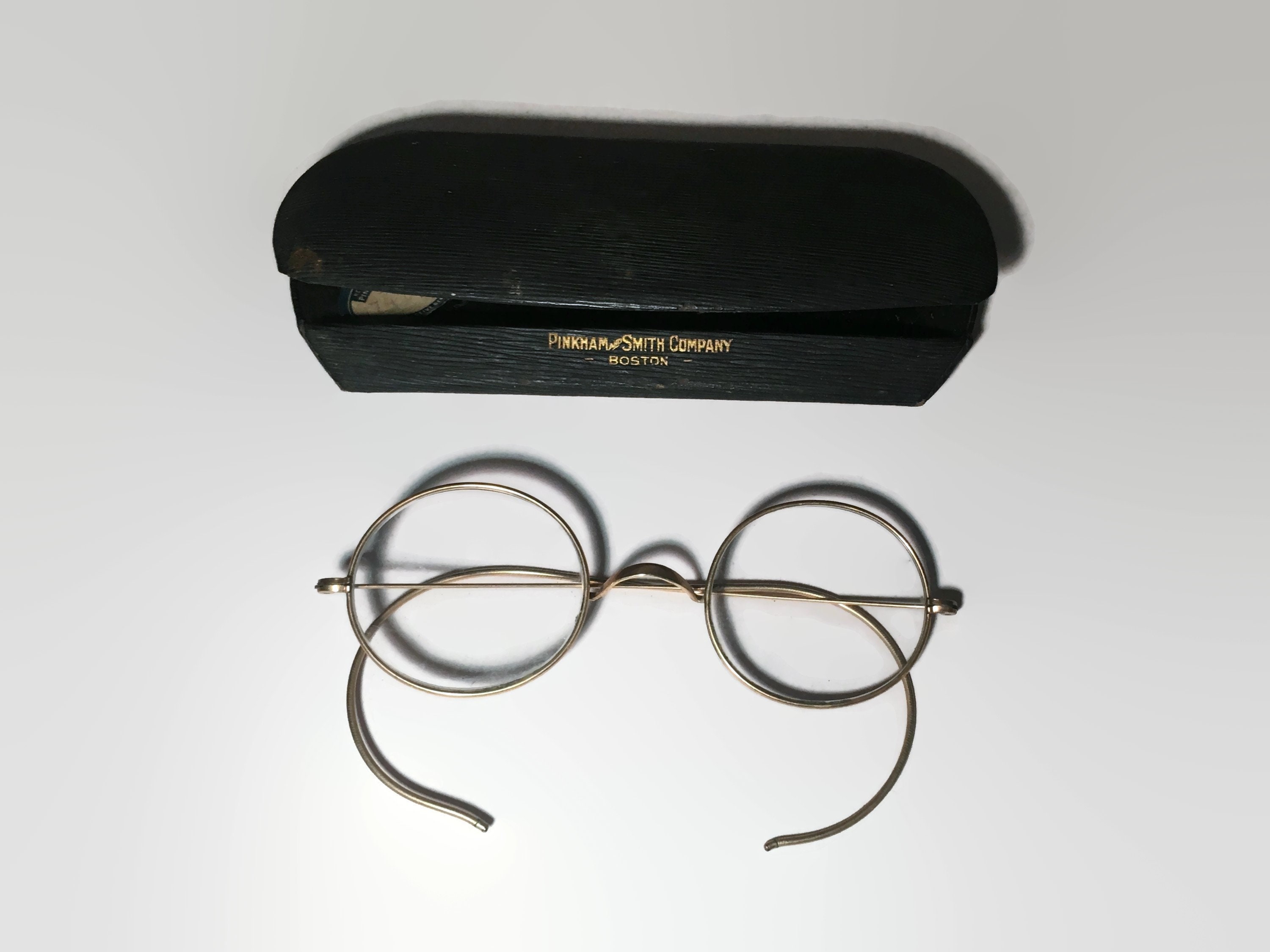 Five Pairs of Antique or Vintage Eyeglasses, Some With Cases, Collector ...