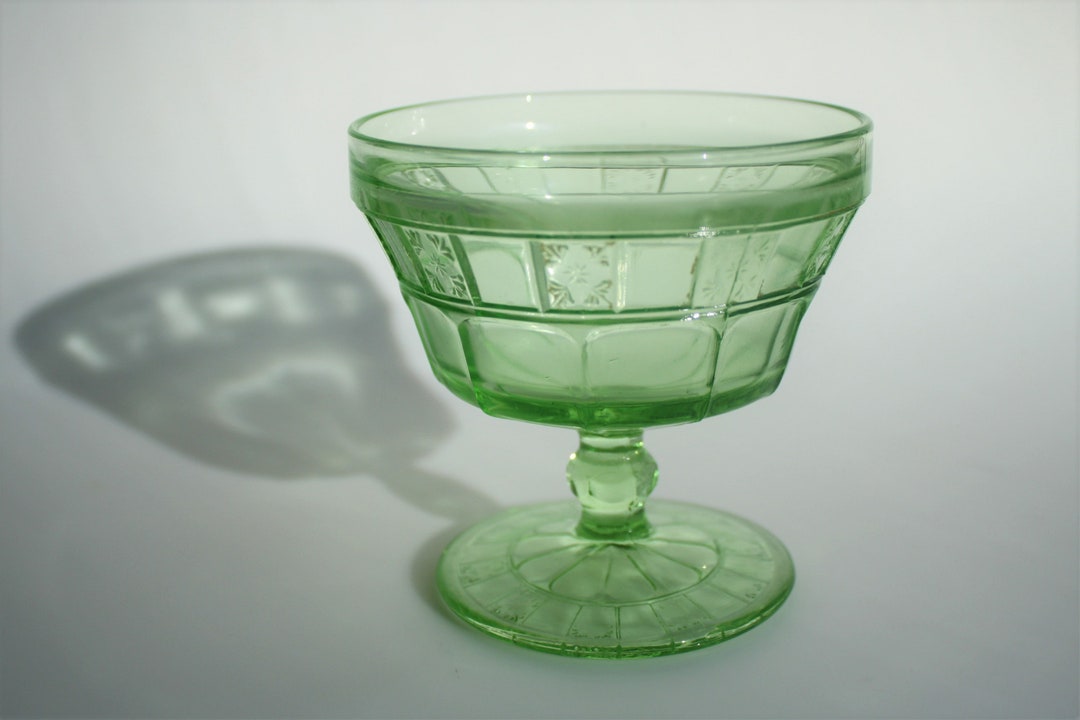 Depression Glass Doric Pattern Champagne/tall Sherbet by Jeannette ...