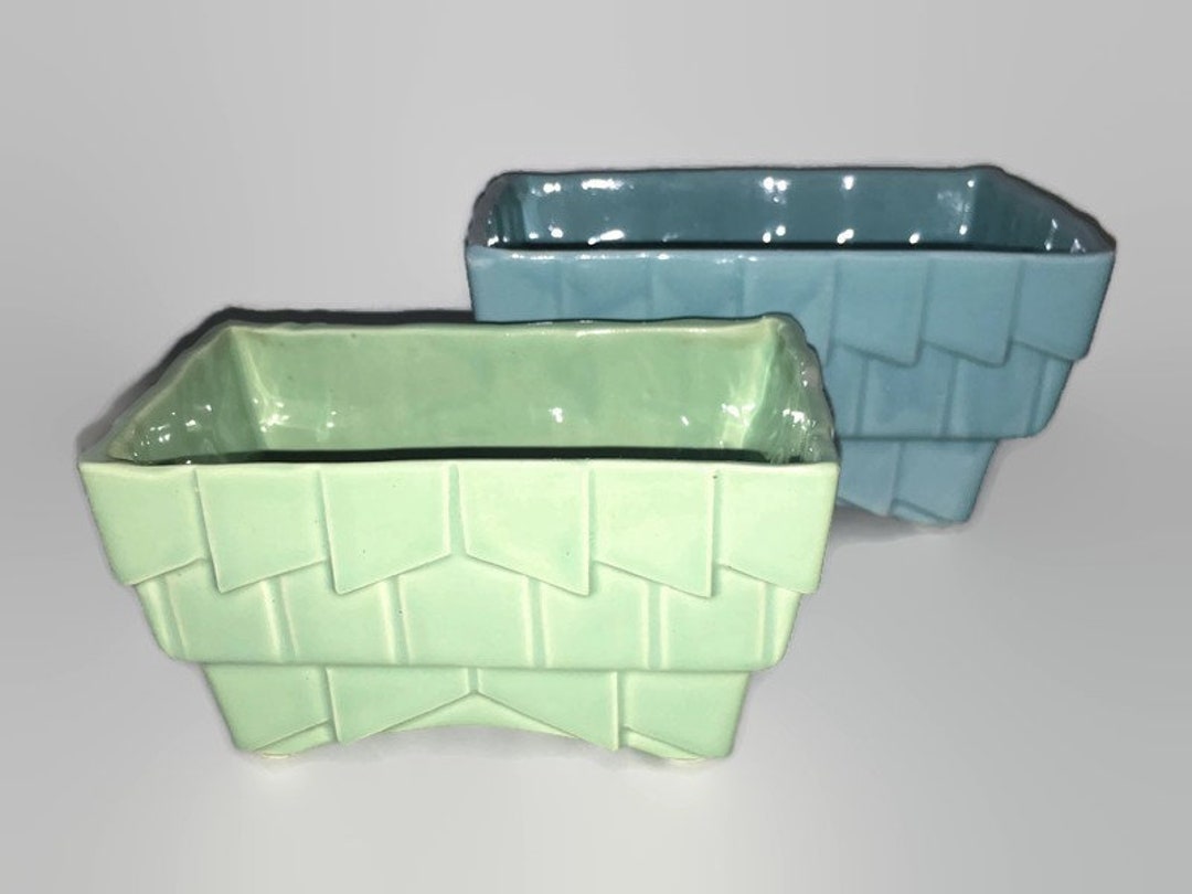 Pair of Gorgeous Early Mid-century Art Deco Style Cookson Pottery ...