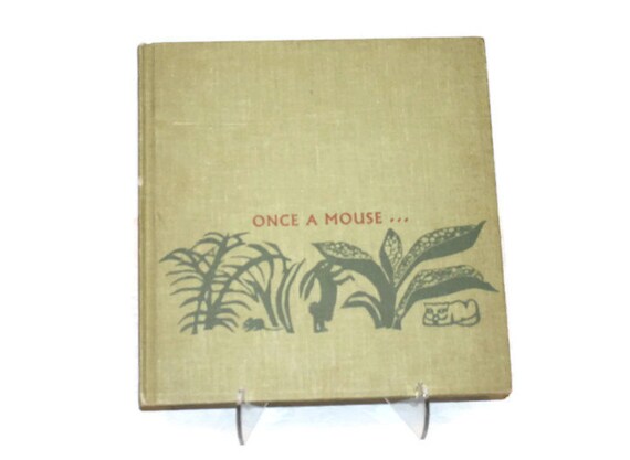 1962 Caldecott Medal Winner Once a Mouse by Marcia Brown With | Etsy