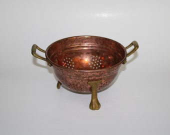 Copper Colander - Etsy
