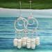 Puka Shell Dangle Earrings, Chandelier Earrings, Beach Weddings, Beach ...