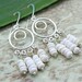 Puka Shell Dangle Earrings, Chandelier Earrings, Beach Weddings, Beach ...