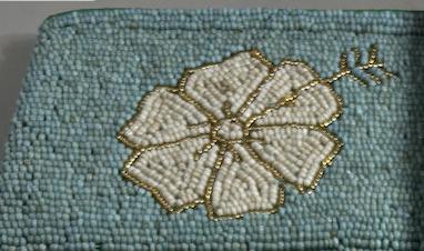 Beaded Island Inspired Coin Purse Hibiscus Sea Turtle Teal Tan - Etsy