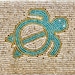 Beaded Island Inspired Coin Purse Hibiscus Sea Turtle Teal Tan - Etsy