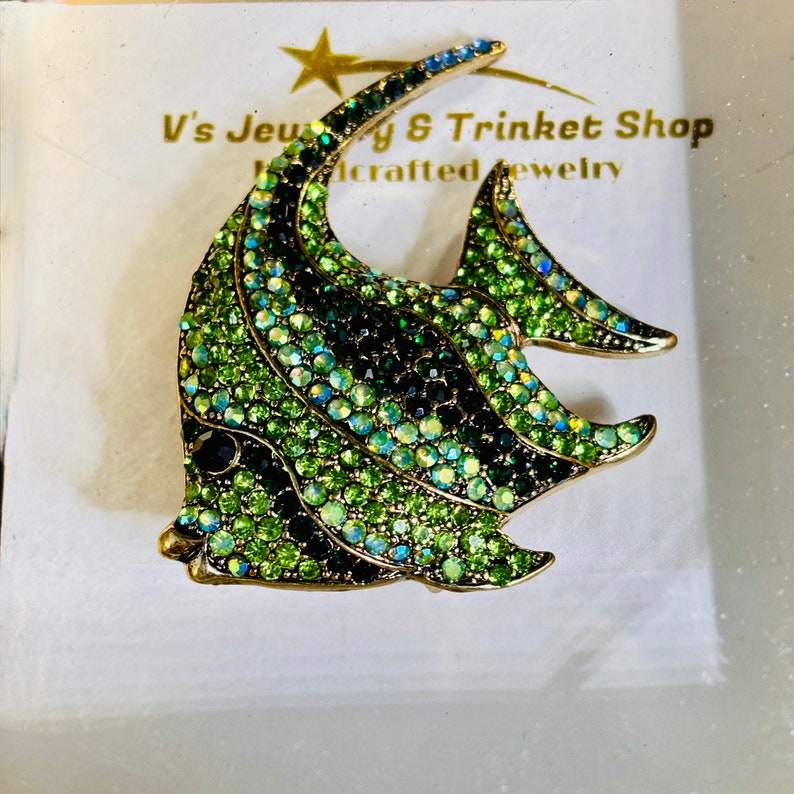Your Choice Ocean-inspired Bejeweled Brooch - Fish, Starfish, Turtle ...