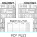 Registro De Lectura | Libros, Biblioteca Digital - Instant Digital ...