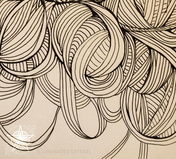 Ink Pen Art Abstract