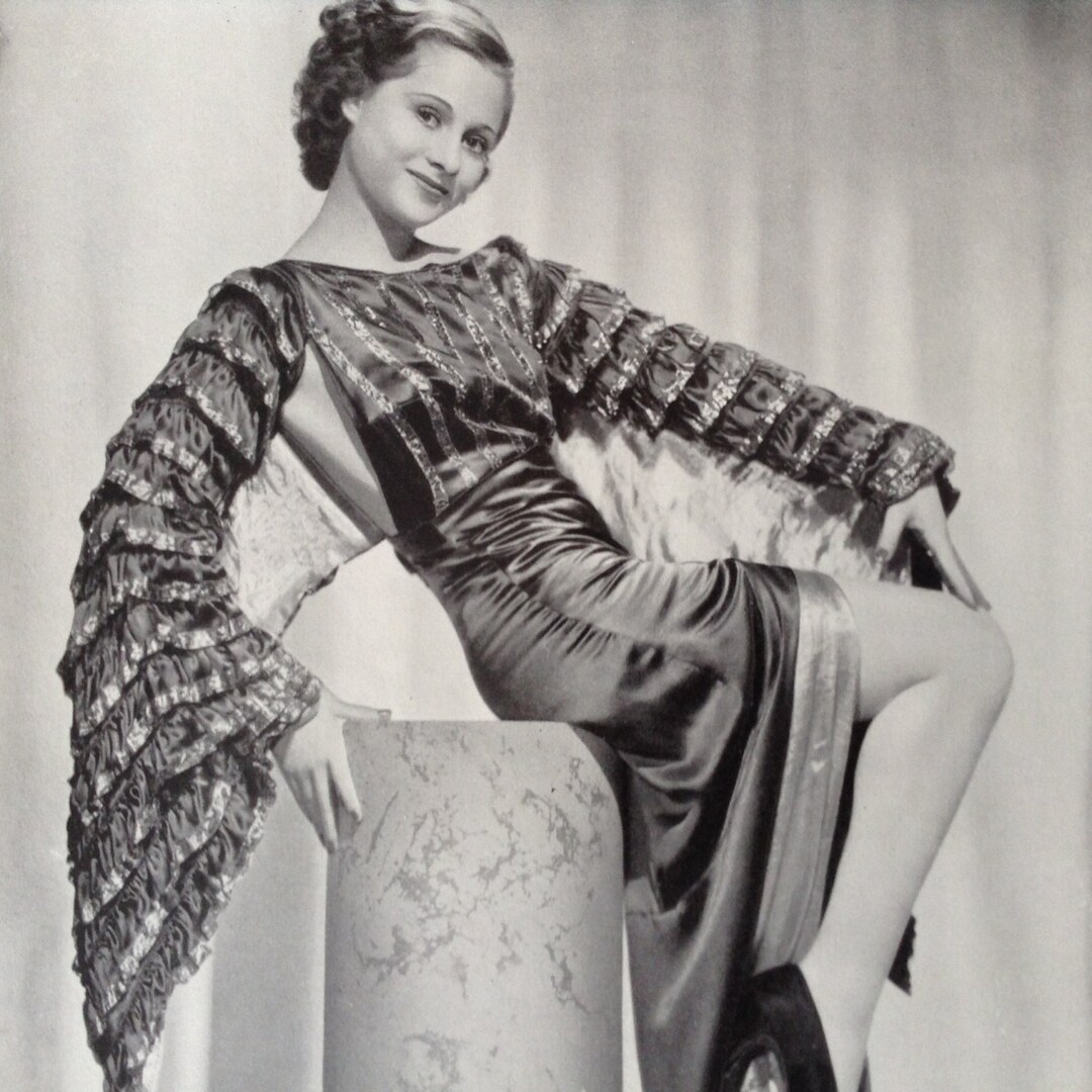 1930s Original Photo of Eleanore Whitney. Cabaret Dress, Paramount ...