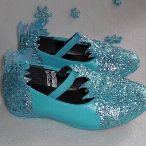 Ice Queen Shoe Template for Girls, Instant Download, Kids Shoes Size 6 ...