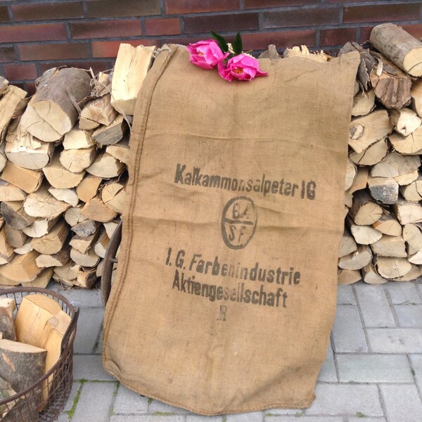 Burlap Grain Sack - Etsy