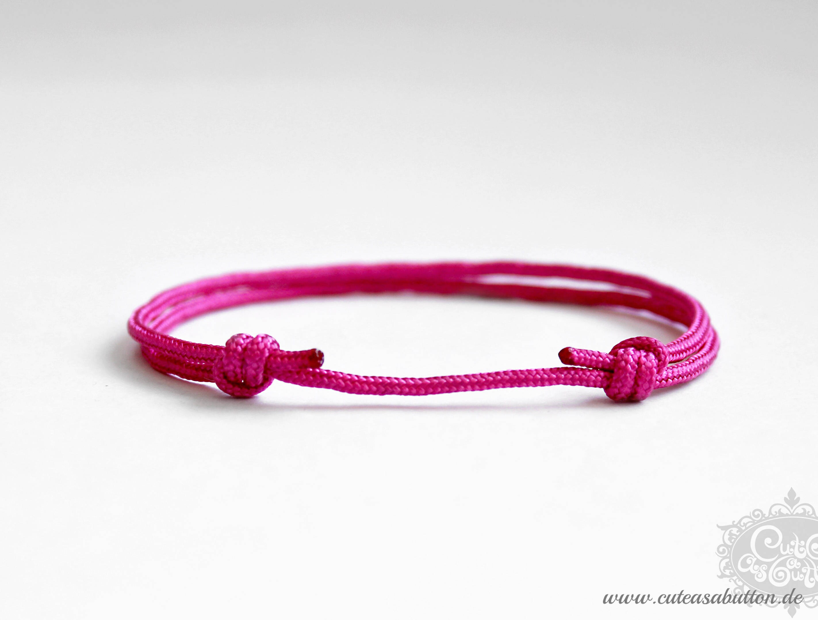 Cute as a Button sailing Rope / Skinny Pink - Etsy