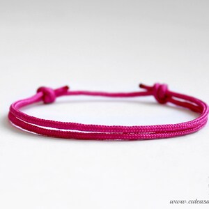 Cute as a Button sailing Rope / Skinny Pink Flamingo Armband - Etsy