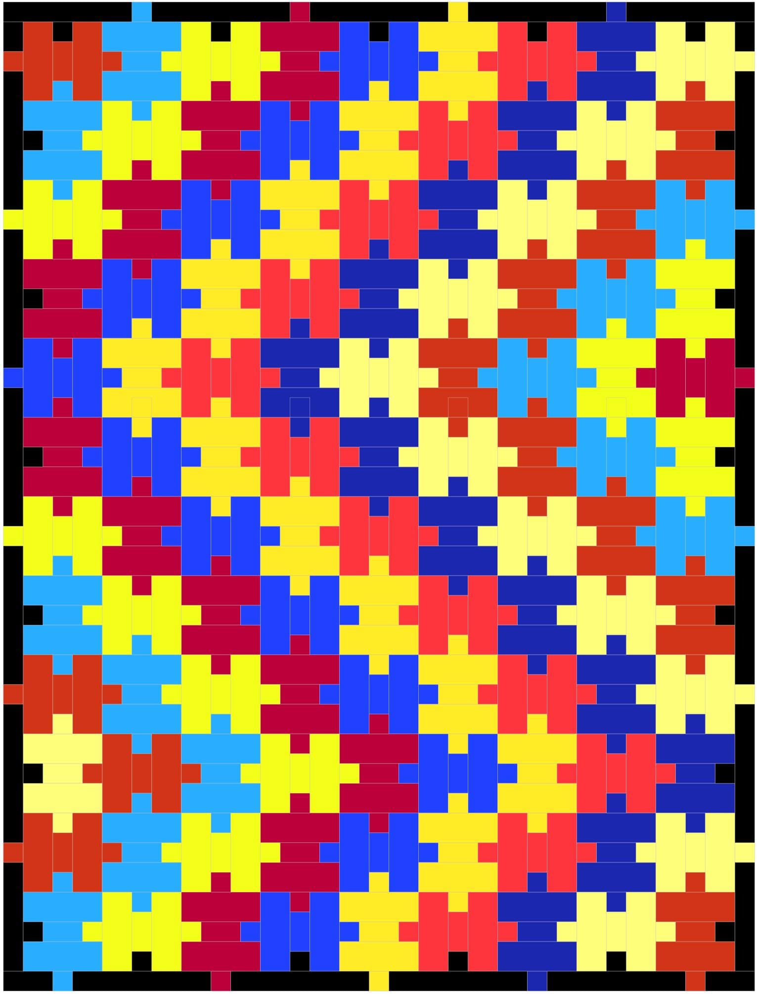 Jigsaw Puzzle Quilt Pattern Lap Size PDF File Digital Download - Etsy