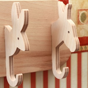 Wardrobe With Four Animals From the Farm, Children's Wardrobe, Animal ...