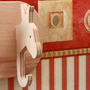 Wardrobe With Four Animals From the Farm, Children's Wardrobe, Animal ...