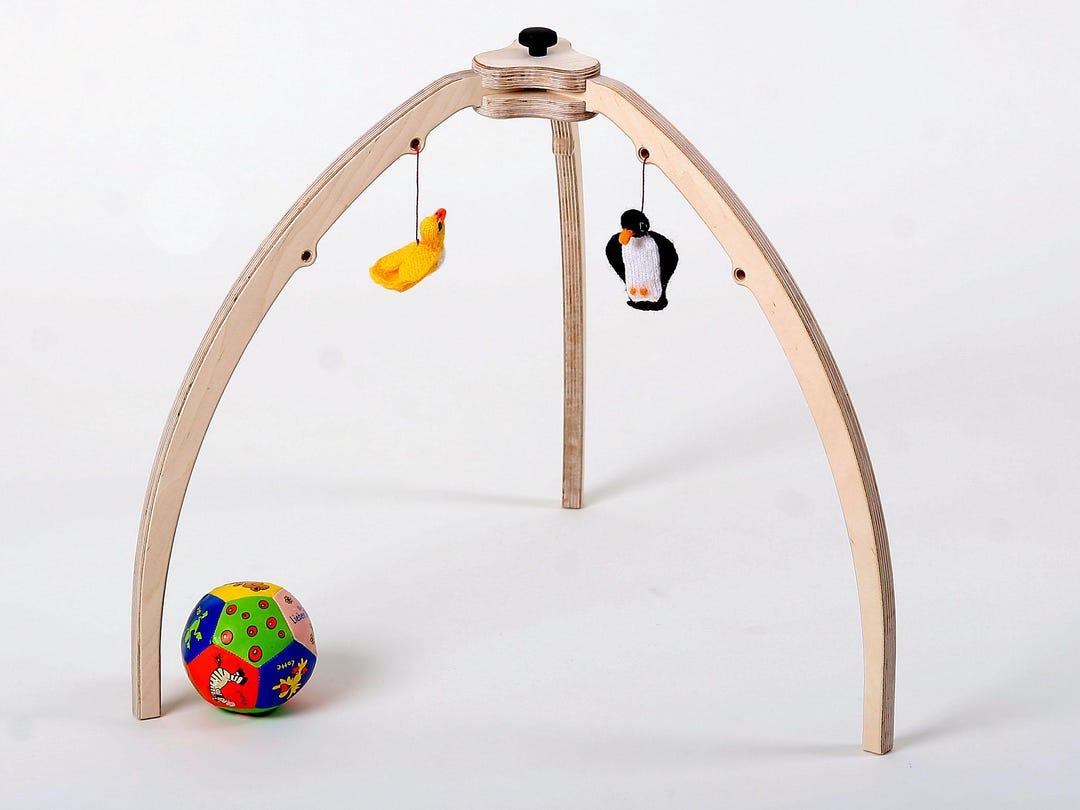 Play Arch TRIPEL Three Legs Activity Center Wooden Baby Gym, Playpen ...