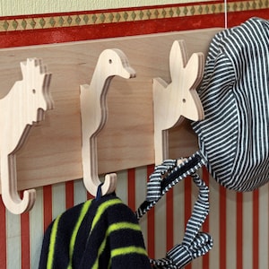 Wardrobe With Four Animals From the Farm Children's - Etsy