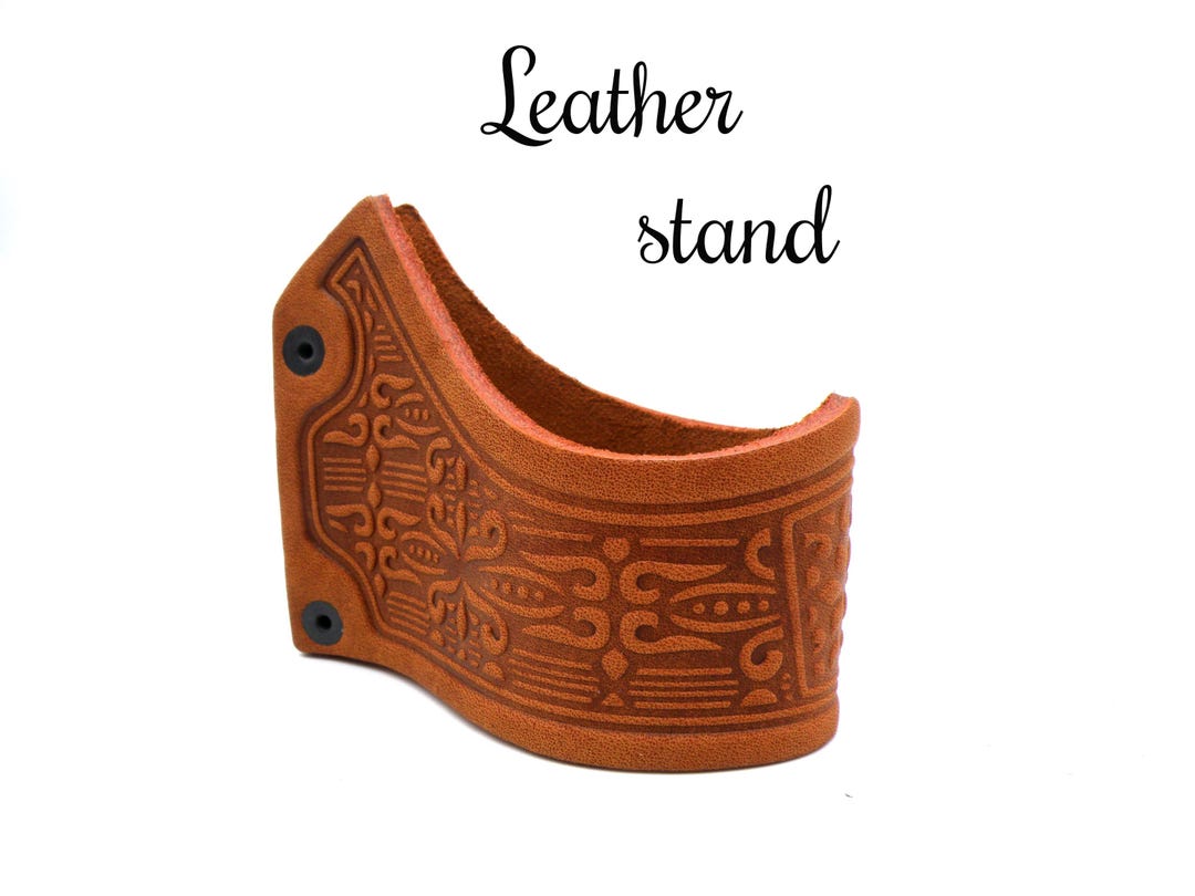 Pipe Stand Leather Pipe Stand Rack Pipe Pedestal Smoking Pipe Gift for ...