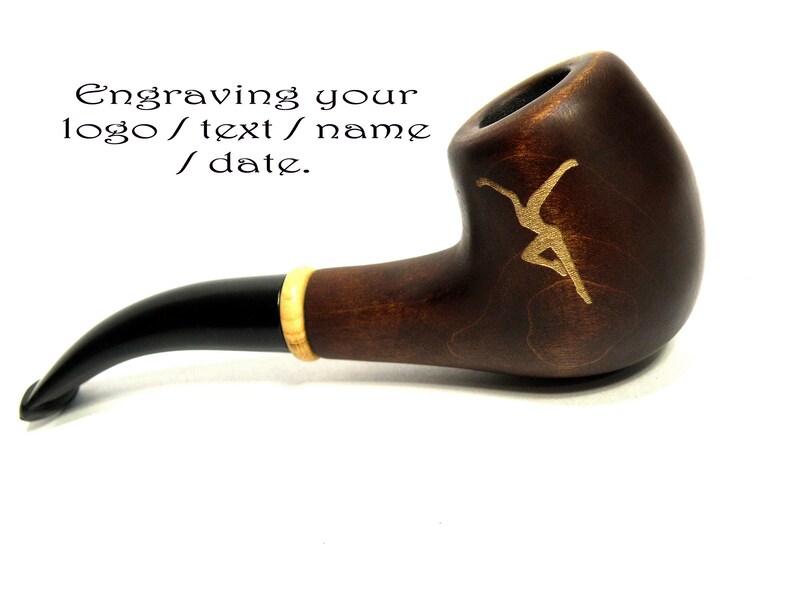 Wooden Pipe Tobacco Pipe Gift for him Pipe For Smoking | Etsy