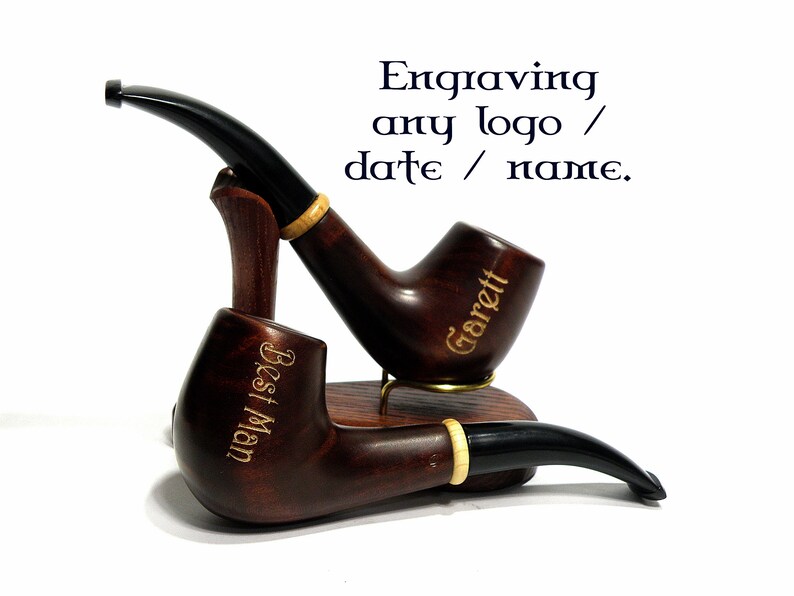 Wooden Tobacco Pipe Smoking Pipe Custom Pipe Mens Gift Gift - Etsy