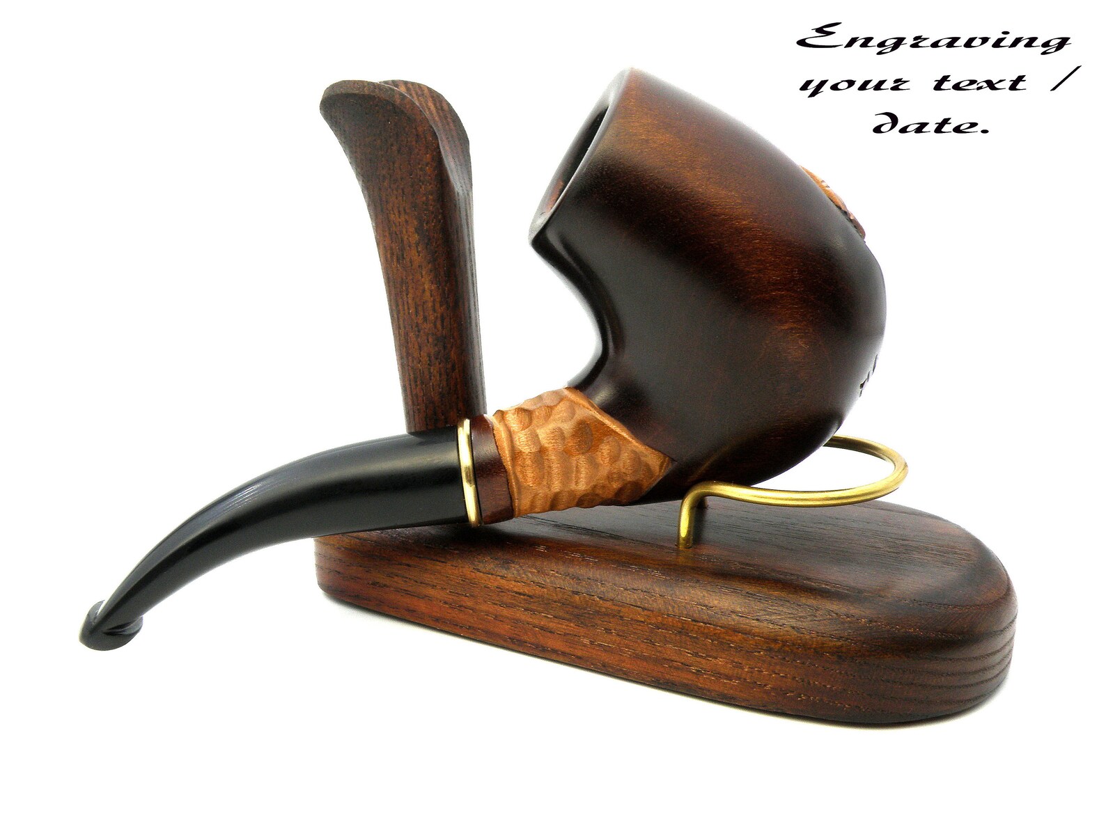 Wooden Pipe Golden Eagle Smoking Pipe Tobacco Pipe Smoke Pipe - Etsy