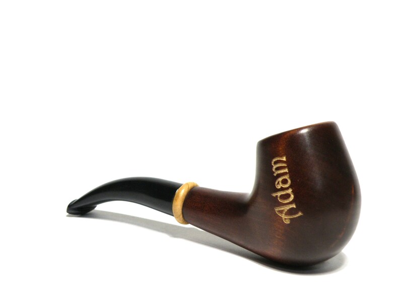 Wooden Pipe Tobacco Pipe Gift for Him Pipe for Smoking - Etsy