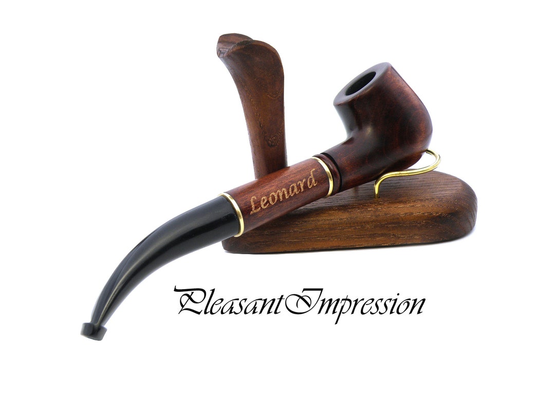 Wooden Smoking Pipe Ukrainian Souvenir Tobacco Pipe Gift for Him Pipe ...