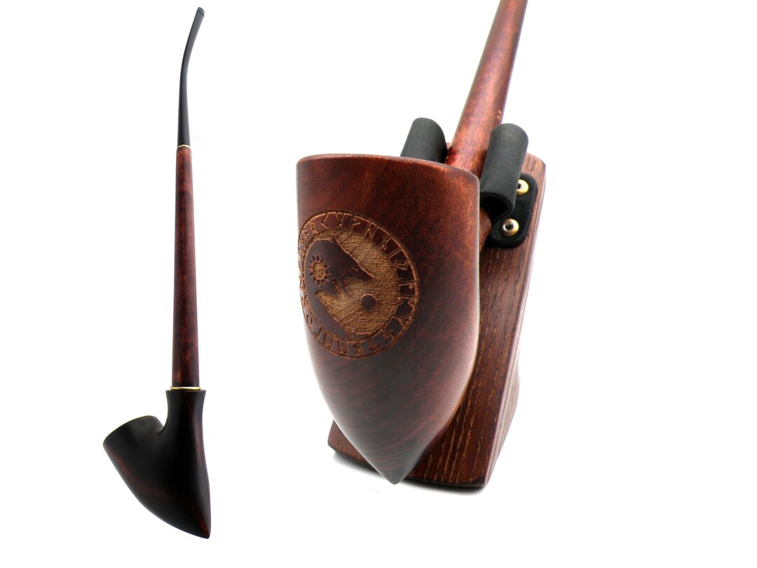 Viking Pipe Wolf Pipe Smoking Pipe Viking Compass Celtic Alphabet Pipe for Smoking Tobacco Pipe ...