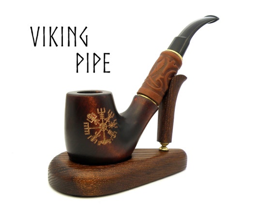 Viking Pipe Runic Vegvisir Smoking Pipe Celtic Alphabet Viking - Etsy