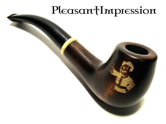 Wooden Pipe Tobacco Pipe Gift for him Pipe For Smoking | Etsy
