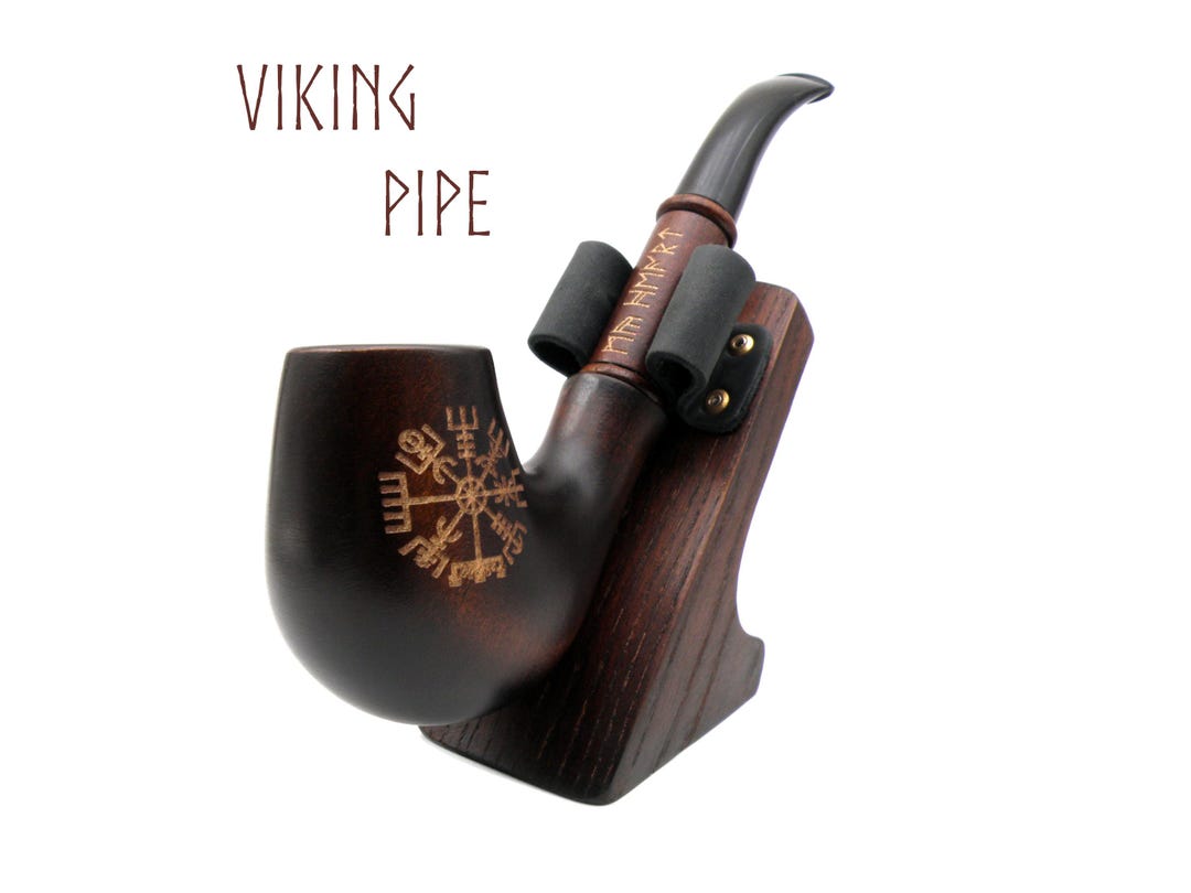 Viking Pipe Vegvisir Smoking Pipe Viking Accessories Celtic Alphabet ...