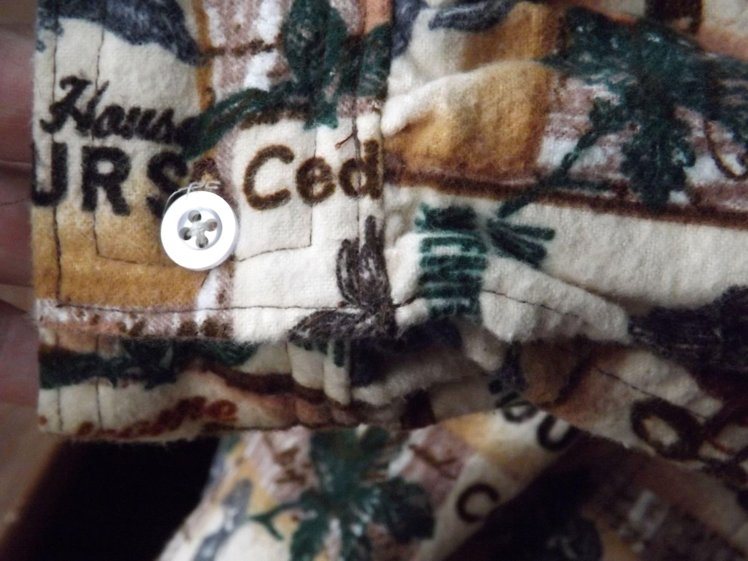 Man's Flannel Shirt, Size XL, Button Front, Neck Band, Gently Worn, Tan ...