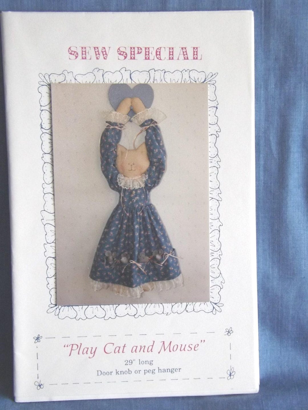 Stuffed Cat & Mouse Pattern, by Sew Special "play Cat and Mouse ...