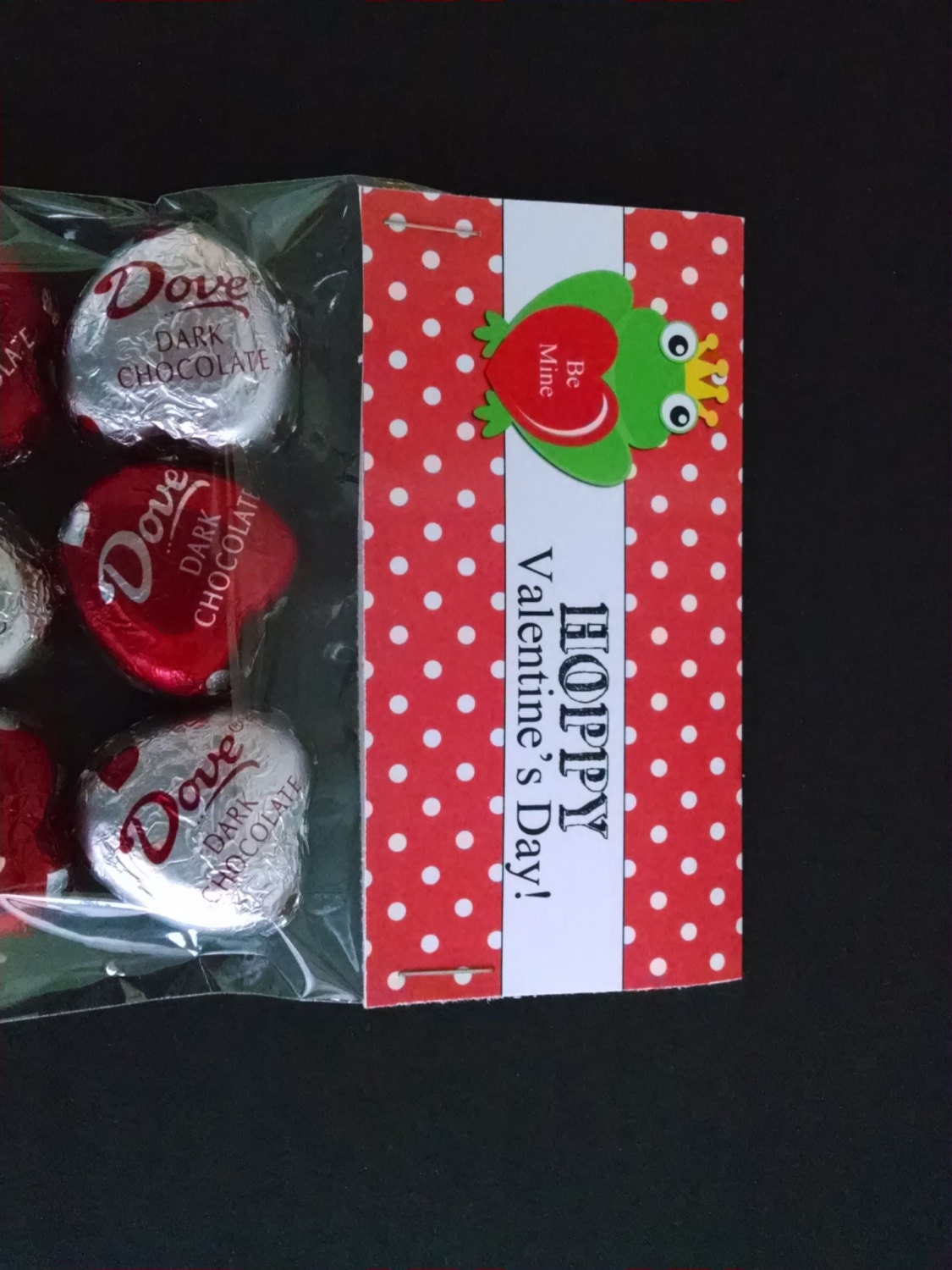 Valentine's Day Bag Topper- Hoppy Frog - Etsy