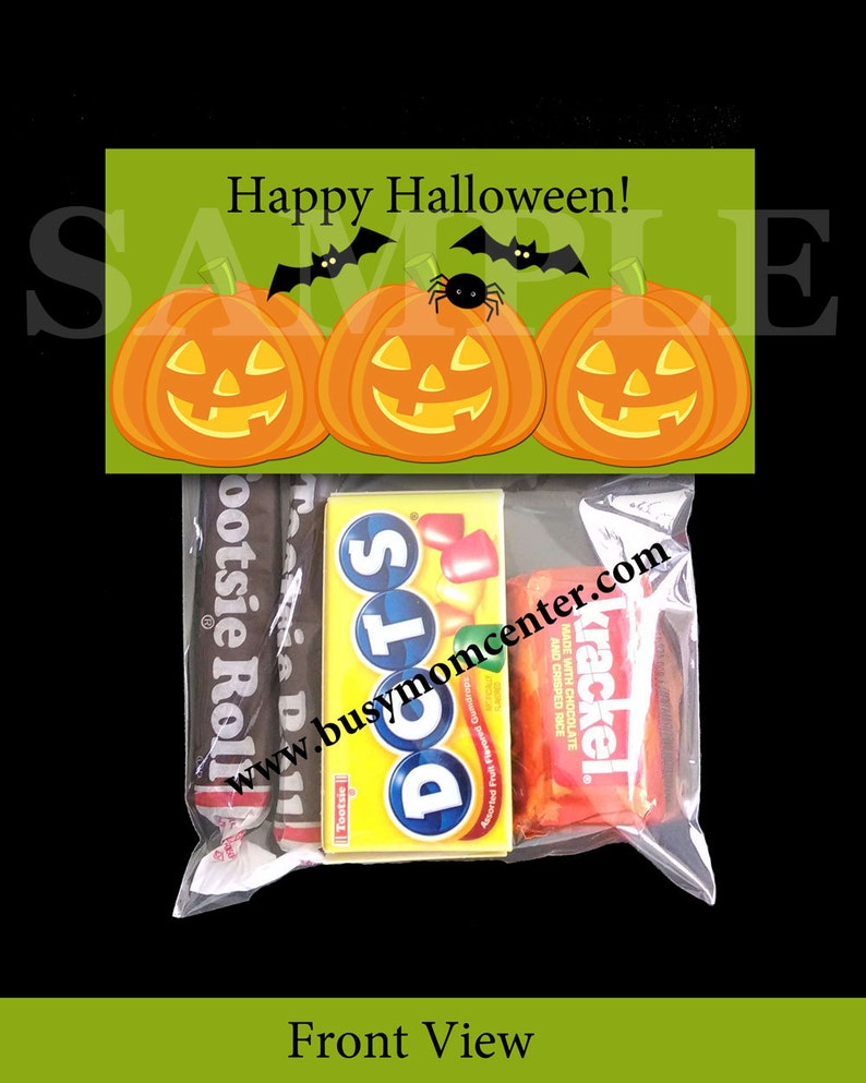 Halloween Pumpkin Bag Topper - Etsy