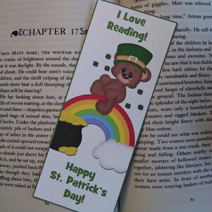 St. Patrick's Day Bookmarks - Pot O' Gold - Four Leaf Clover ...