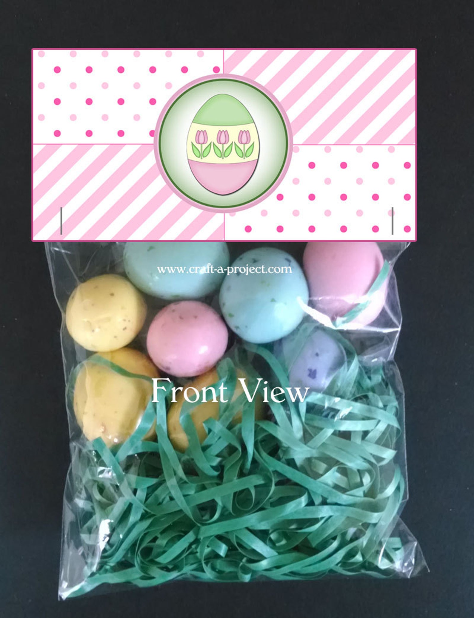 Easter Bag Toppers - Easter Favors - Party Decorations - Party Favors ...