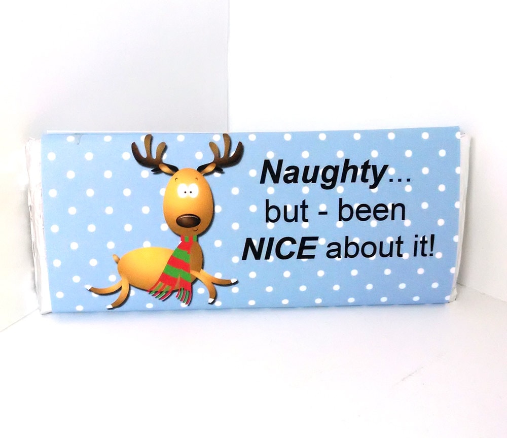 Been Naughty or Nice Candy Bar Wrappers Christmas Candy Bar Wrappers ...