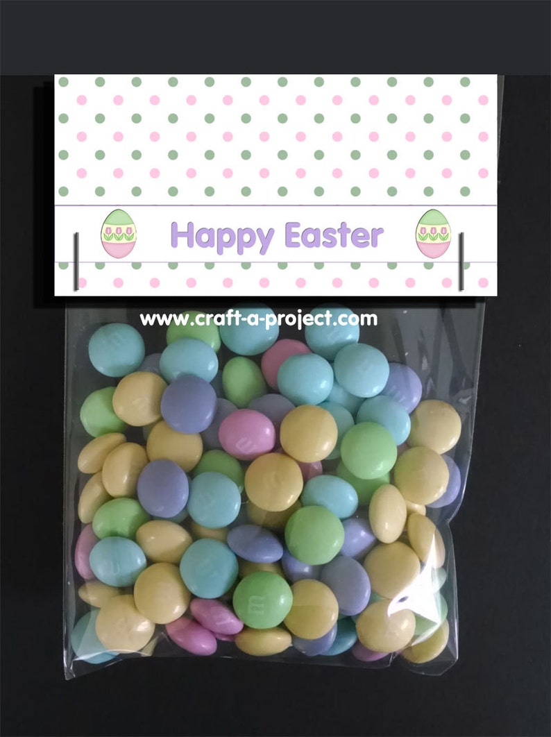 Easter Bunny Treat Bag Toppers - FREE Easter Mini Milk Cartons - Easter ...