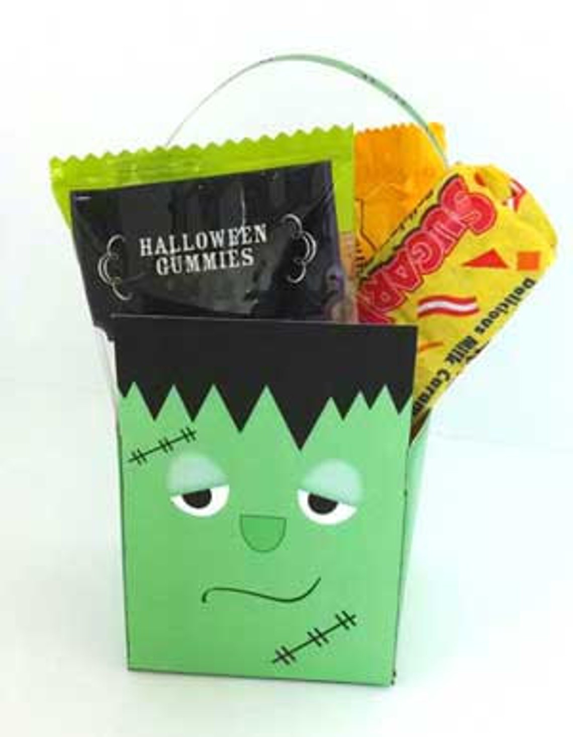 Halloween Frankenstein Treat Bag - Trick or Treaters - Halloween ...