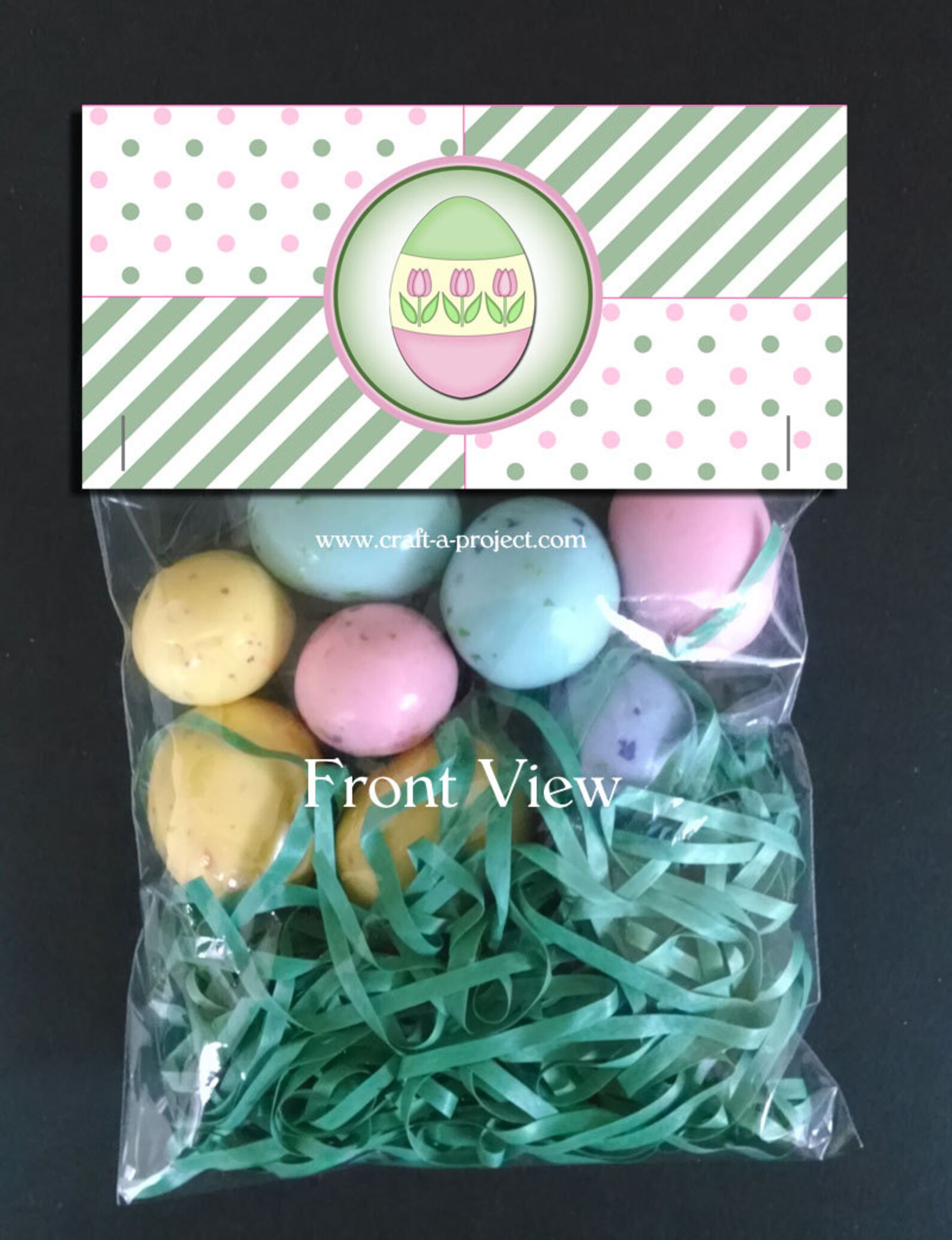Easter Bag Toppers - Easter Favors - Party Decorations - Party Favors ...